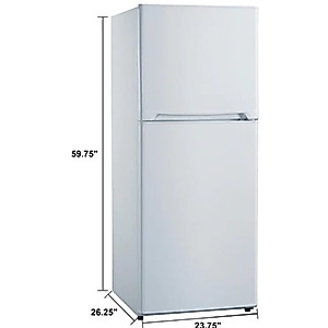 Avanti FF116B0W FF116B 11.6 cu. ft. Apartment Size Refrigerator, in White