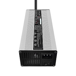 Abakoo 48V 6A Battery Charger for Yamaha Golf Cart G19 G22, with 2 Pin Plug, 48 Volt 6 Amp