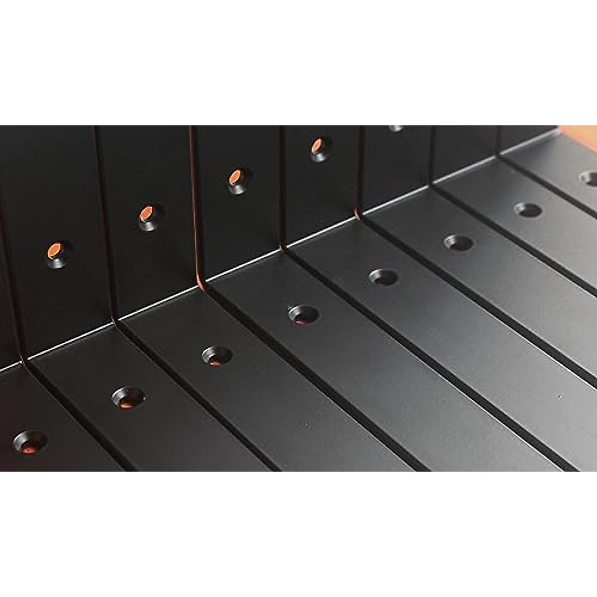 8 Pack - L 6" x H 4" x W 1.5", 5mm Thick Black L Shelf Bracket, Iron Shelf Brackets, Metal Shelf Bracket, Industrial Shelf Bracket Decorative Shelving, Shelf Supports with Screws