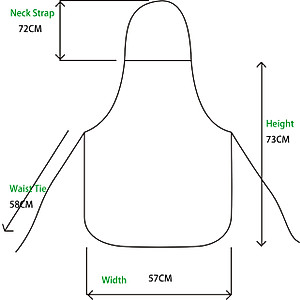 sloHEXtted Kitchen Sexy Women Funny Adult Bib Apron for Cooking BBQ Baking Grilling - Bikini Lady Comic Character Apron Party Cosplay Play Costume, Fancy Hawaii Hula Lei