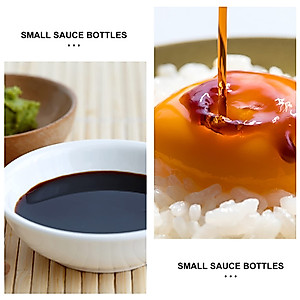 DOITOOL 3Pcs Mini Sauce Squeeze Bottles for Lunch Box, Cute Cat Dog Shaped Mini Ketchup Bottle Mini Condiment Bottle Sauce Bottles Lunch Box Dressing Dispensers for Kids Adults Bento Box with Dropper