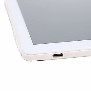 Rosvola 10.1 Inch HD Tablet, 2.4G 5G WiFi Calling Tablet 100-240V Gold for Office for Android 12 (US Plug)