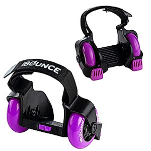 New-Bounce Heel Wheel Skates - Jet Wheelies for Shoes - Adjustable Roller Heel Skates for Kids - One Size Fits Most