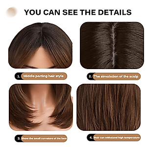 HAIRCUBE Layered Wigs for Women Synthetic Wig