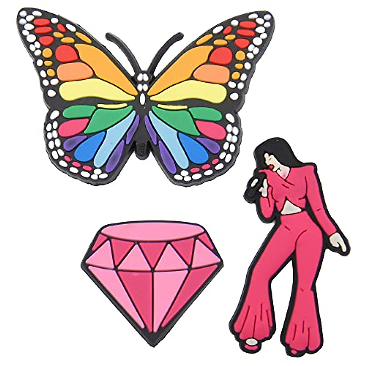 VZDIOR 30 Pcs Child School Sports Shoe Charms Teen Anime Dogs Cats Shoes Decorations Cute Comic Animals PVC Wristband Accessories