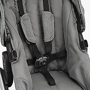 Evenflo Pivot Xpand Modular Stroller, Baby Stroller, Converts to Double Stroller, 4 Modes, Durable Construction, Extra-Large Storage Basket, Compact Folding Design, 55-lb Capacity, Percheron Gray