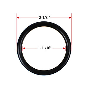 (5 Pack) for T&S Brass 010389-45 O-Ring Replacement Plunger Rubber Gasket for Three-Layer Sink Drain and Torsion Waste Drain Valve Seals
