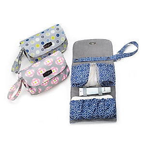 DEMDACO Lillybit Diaper Clutch, Floral