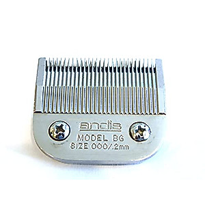 Metal Hair Clipper Attachment - Outliner Blade, Cool Touch Replacement Clipper Blades, Ultra Touch Trimmer Blade Fit To Oster Models By Andis (Size 000 (.2mm))