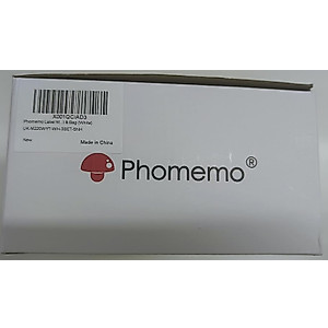 Phomemo Label Maker, Bluetooth Label Printer for Barcode, Address, Home, Mailing, Small Business, Clothing, Portable Label Maker Easy to Use with 3 Rolls Label & Bag