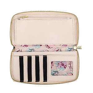 Loungefly Disney Villains Pastel Flames All Over Print Zip Around Wallet