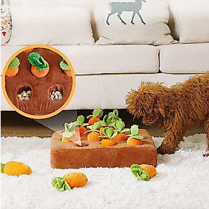 Carrot Patch Cat Toy,Interactive Cat Toy Carrot Patch,Cat Carrot Patch Catnip,Carrot Catnip Puzzle,Cat Carrot Patch Toy,Carrot Patch Cat Treats,Carrot Cat Toy (12 Carrot)
