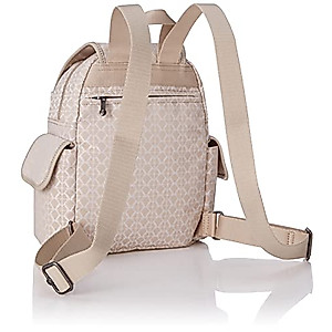 Kipling KI4516R63 Women's Official City Pack Mini Signature Beige