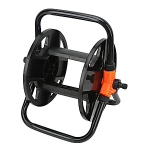 Garden Hose Holder Freestanding, Hose Reel Water Pipe Storage Rack ABS Single Arm Tool for Garden Car Washing Watering