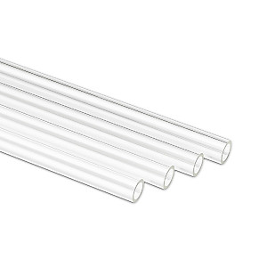 EKWB EK-HD PETG Tube, 10/12mm, 500mm, Clear, 4-pack