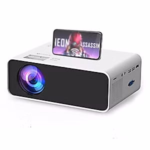 CXDTBH E460 LED Projector Mini Projector for Smartphone, or USB for iPhones Android Phone, Video Beamer ( Color : Black )