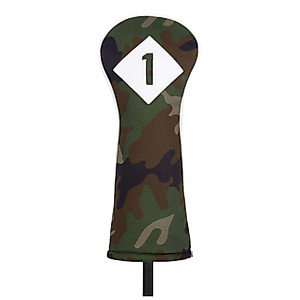 Titleist Golf- Woodland Leather & Cotton Twill Driver Headcover Camo Collection