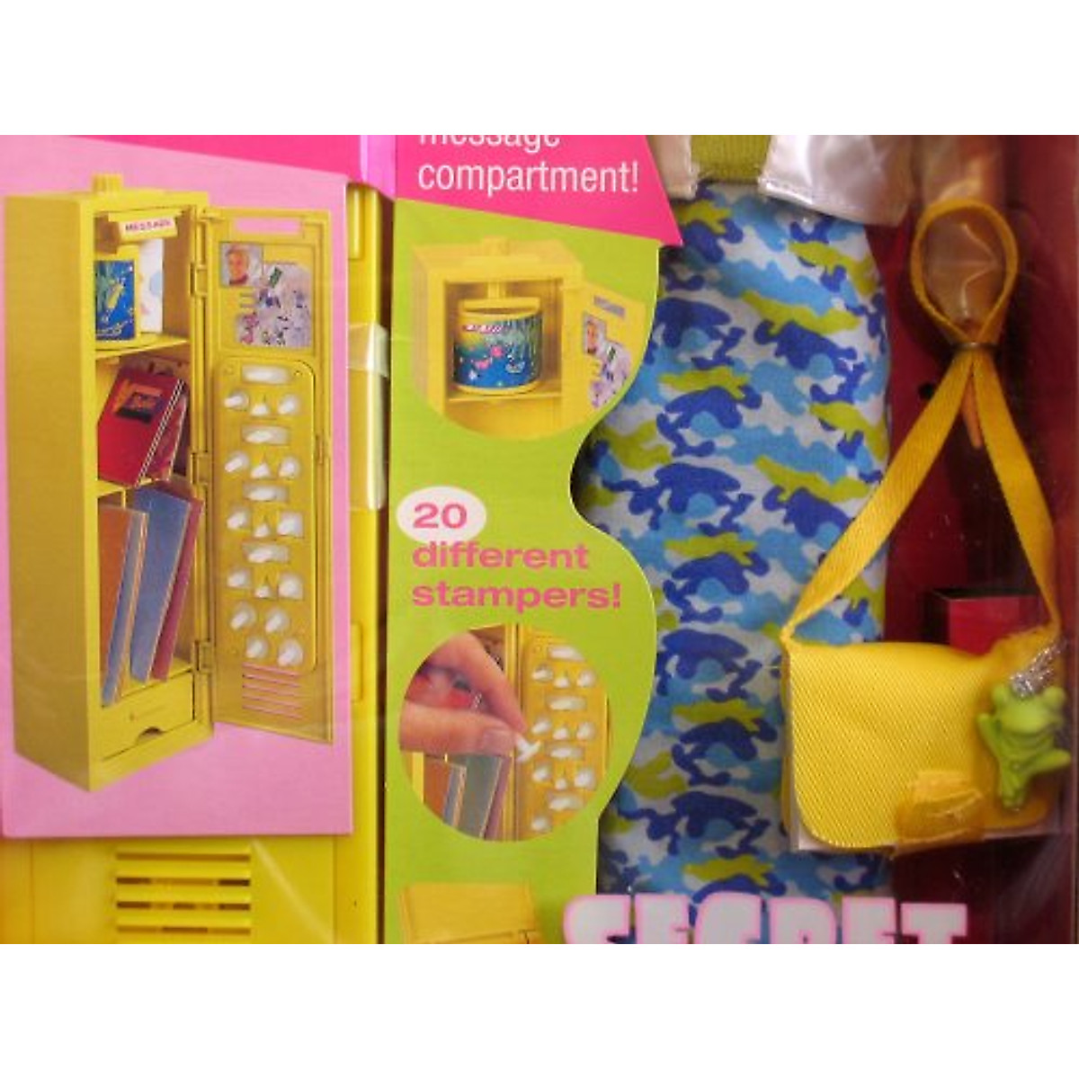 Barbie SECRET MESSAGES Doll w LOCKER, STAMPERS & MORE! (1999)