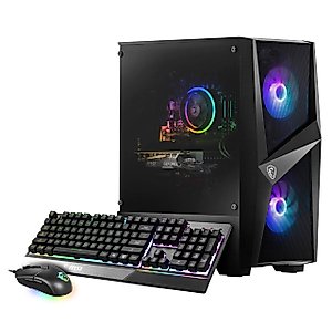 MSI Codex R Gaming Desktop, Intel Core i7-10700F, GeForce RTX 2060, 16GB Memory, 512GB SSD, WiFi 6, VR-Ready, Windows 10 Home (10SC-002US)