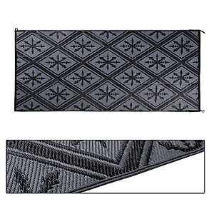 Blytieor 8x10 ft Waterproof Outdoor Rugs, Portable Lightable Plastic Straw RV Rug Floor Mat Area Rugs for Patio,Backyard, Camping