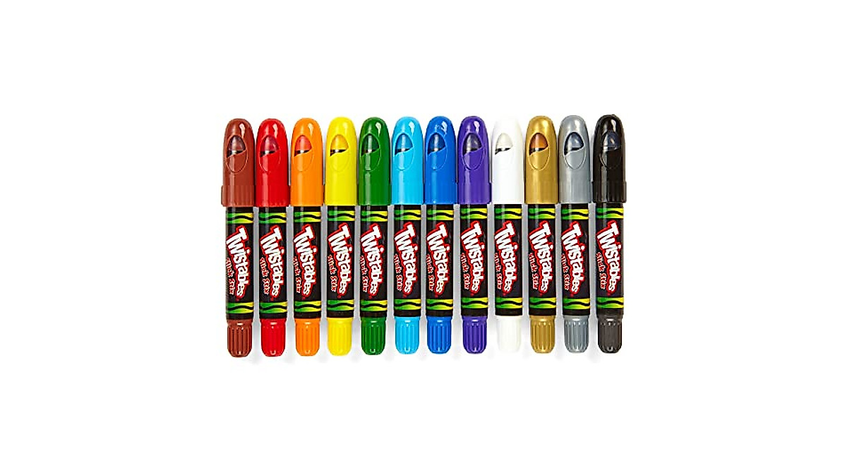 Crayola Twistables Slick Stix Crayons – Vibrant, Mess-Free Art for Kids