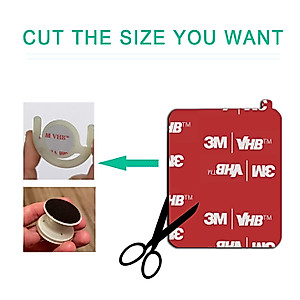 12 Pack 1.96 in x 1.57 in "(40*50mm) Very High Bond Sticky Adhesive Replacement,Double Sided Pads Gule for Dashboard Windshield Suction Cup Phone Holder Car DVR Home Suction Hooks GPS Navigation (Red)