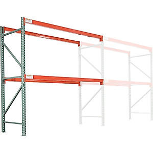 Global Industrial Teardrop Pallet Rack Add-On 48"W X 36"D X 96"H