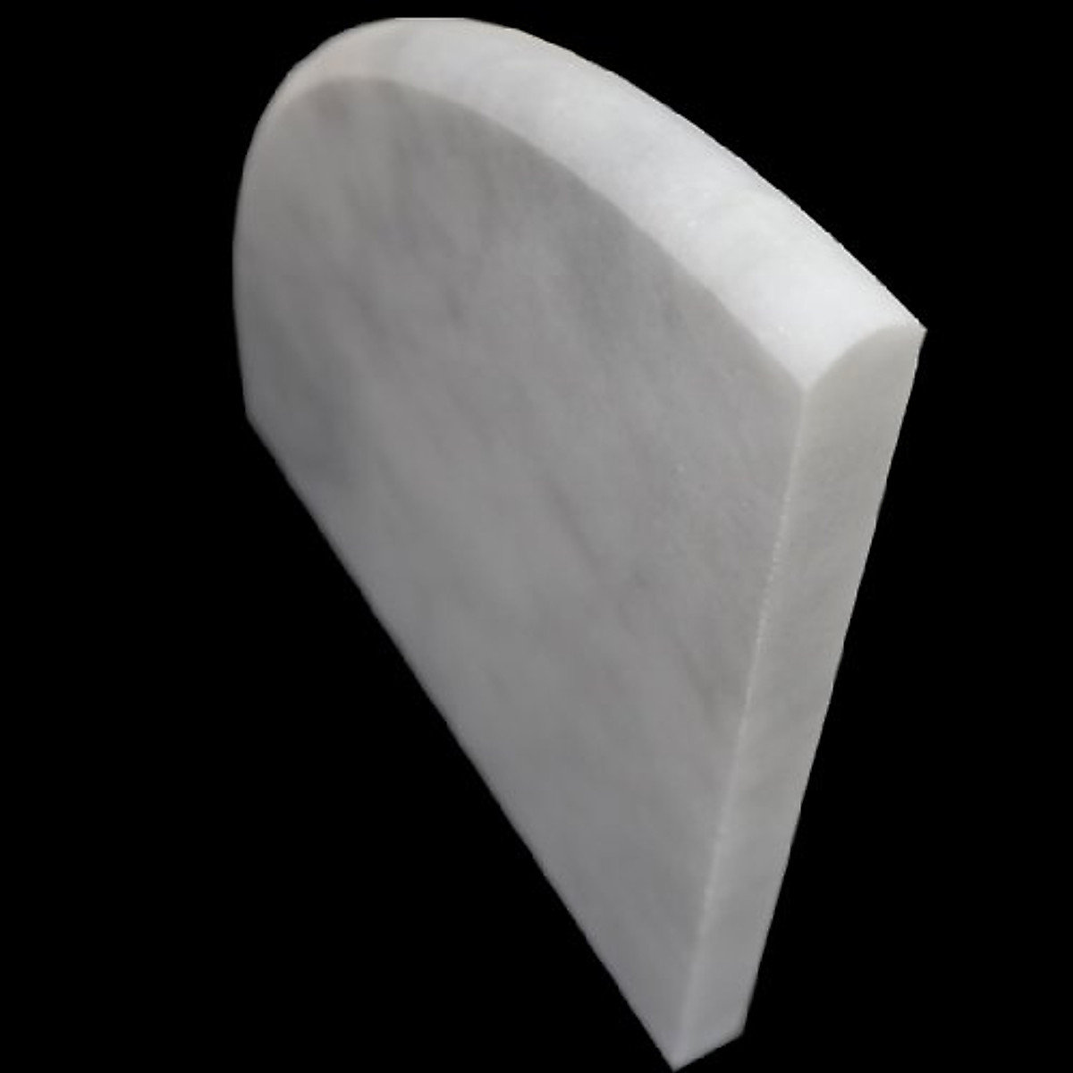 White Carara (Millas White) Marble Both Side Polished Bathroom Corner Shelf 9''x9''