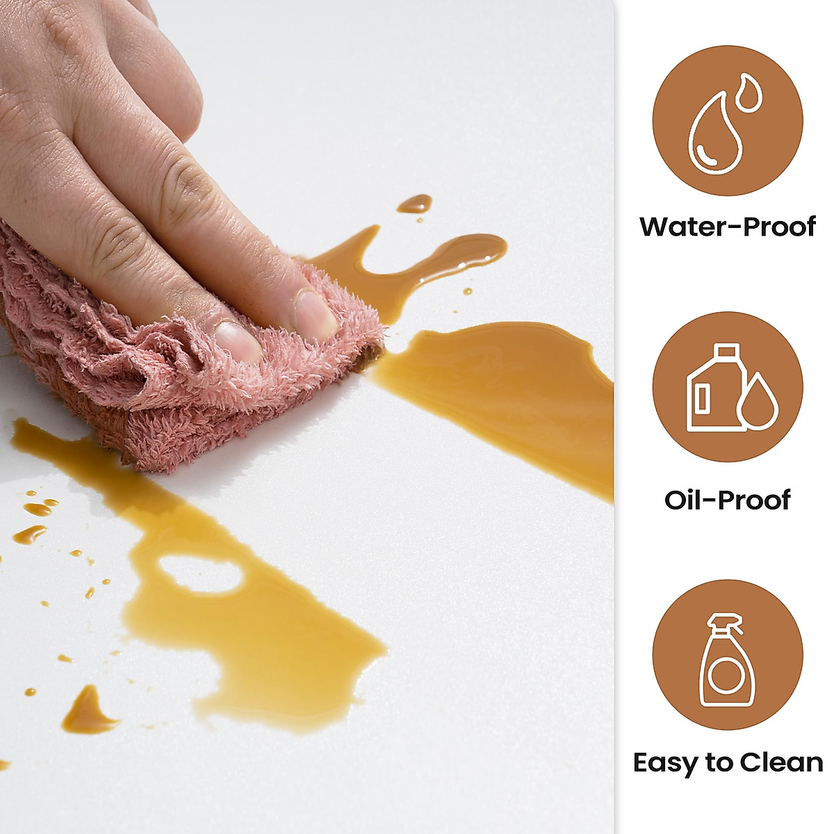 JOINHOM Home Office Desk with Drawers, Small Spaces Writing Desk with Storage for badroom, Work Desk for Home Office, Home Table, White