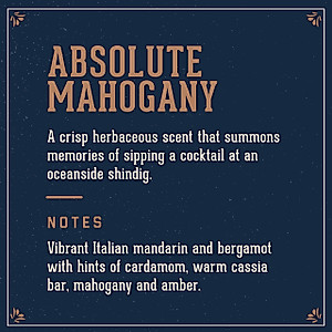 18.21 Man Made Original Absolute Mahogany 3-in-1 Body Wash, Shampoo, & Conditioner for Men, All Hair & Skin Types, Strengthens and Moisturizes in a Manly Aroma, 18 oz