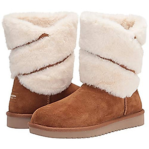 Koolaburra by UGG Women's Dezi Short Boot, CHESTNUT, size 7