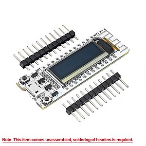 MakerFocus ESP8266 Development Board WiFi Kit 8 Support WiFi Integrated CP2104 4MB SPI Flash with 0.91 Inch OLED Display for Ar duino IDE NodeMCU LUA