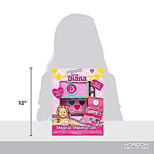 Love, Diana Magical Make-Up Set by Horizon Group USA, Play Dress Up Makeup, Create DIY Lip Balms, Includes Over 20 Cosmetic Accessories, 250+ Stickers, Reusable Makeup Case & More, Multi