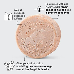 Kitsch Rice Bar Shampoo and Conditioner Bar for Hair Growth | Rice Shampoo Bar & Conditioner Bar for Strengthening, Cleansing & Moisturizing | Vegan Rice Water Shampoo Bar & Conditioner Soap, 2pc Set