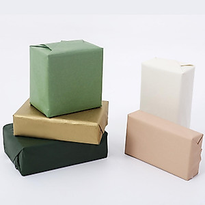 100 Sheet Green & Gold Tissue Paper Recyclable Green Wrapping Paper 14"x20"for Wedding Mother's Day Birthday DIY Art Craft Party Favor Decoration Celebration Gift