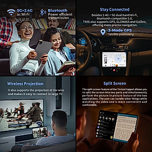 TECLAST Android 12 Tablet 10.4 inch Tablet, T40S 16GB+128GB Tablet with 1TB Expand, Octa-Core Processor Android Tablets, 2000 * 1200 FHD, 2.4G/5G WiFi, 6000mAh, Bluetooth 5.0, GPS, 5MP+8MP Camera