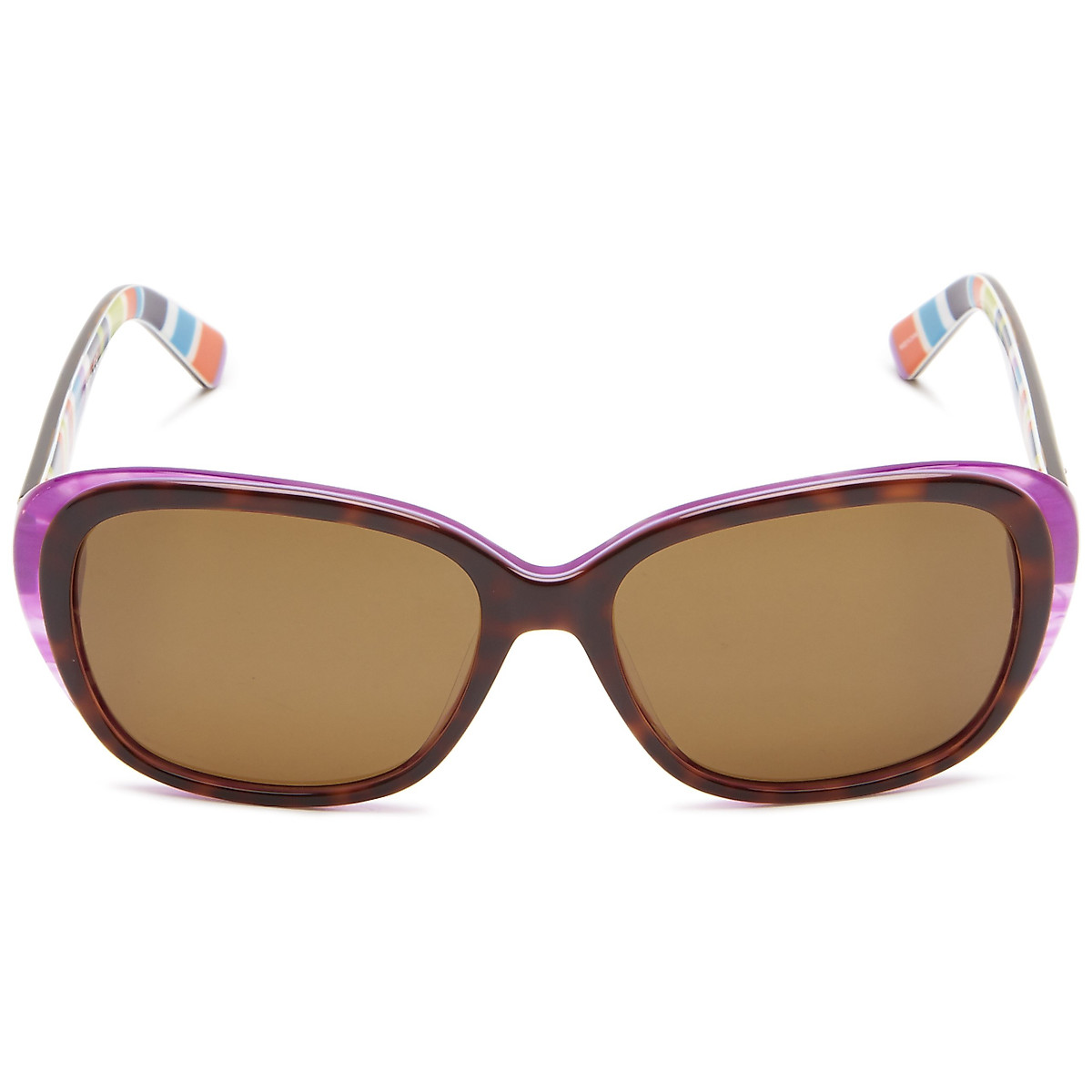 Kate Spade New York Hilde - Polarized Tortoise Purple/Dark Brown Polarized One Size