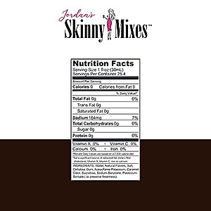 Salted Dark Chocolate Espresso- Jordan's Skinny Syrups- Sugar Free