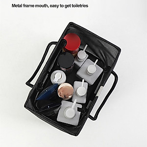 Mesh Shower Caddy Bag, Bathroom Organizer, Mesh Shower Caddy Portable for College Dorm Room, Portable Hanging Caddy Bag, Shower Bag for Beach, Swimming, Gym Buy Again Orders My Past Orders