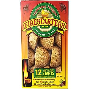 Lightning Nuggets Inc 0-47815-14175-7 12-Count Firestarters
