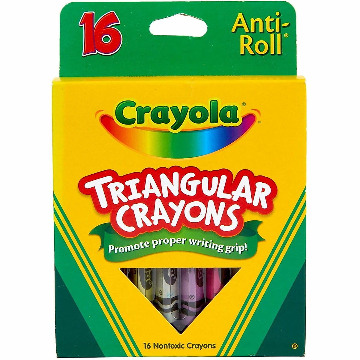 Crayola® Triangular Crayons, Box of 16