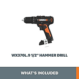 Worx 1/2” Hammer Drill Power Share - WX370L.9 (Tool Only)