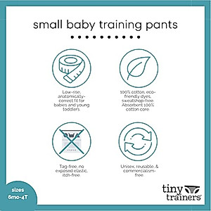 Tiny Trainers - Small Cotton Training Pants, 3-Pack