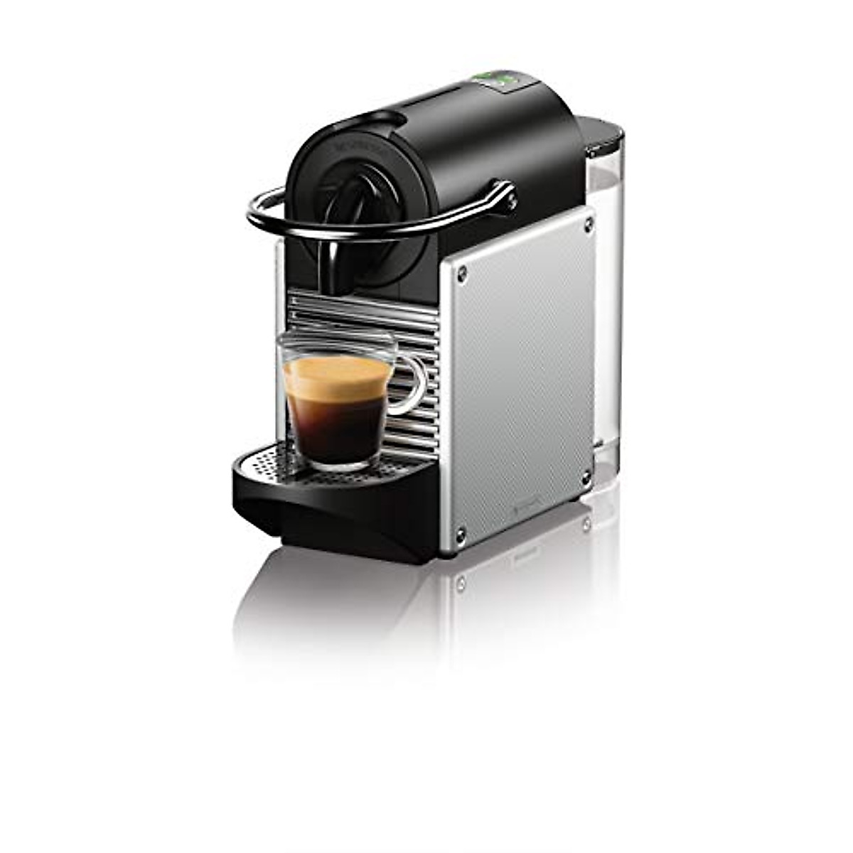 Nespresso Pixie Coffee and Espresso Machine by DeLonghi, 24oz, Aluminum