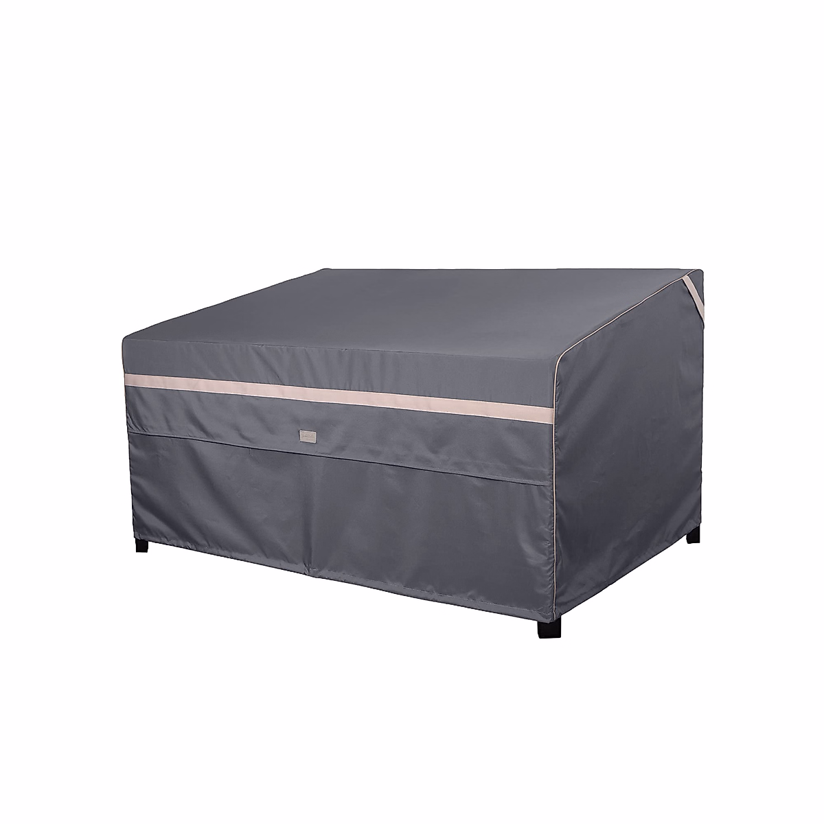 Garden Balsam Fade Resistant Waterproof Heavy Duty Patio Furniture Sofa Cover Dark Grey 52"W X 32"D X 33"H for Patio Furniture Loveseat Cover Outdoor Sofa Cover