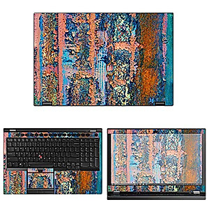 Decalrus - Protective Decal Skin Sticker for Lenovo ThinkPad P53 (15.6" Screen) case Cover wrap LEthnkpd15_P53-262