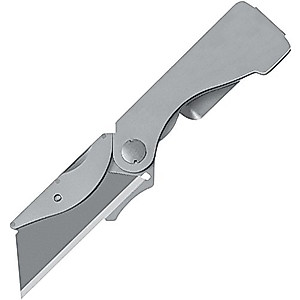 EAB Pocket Knife, Folding Utility, Liner Lock, 1.7" Exchange-A-Blade, Clam