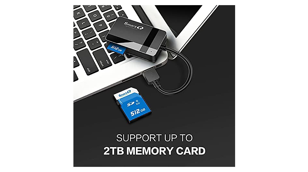 SmartQ C368 USB 3.0 Card Reader - Fast & Compatible