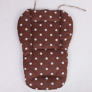MinLia Baby Infant Thick Pushchair Mat Dot Liner Cover Stroller Buggy Pram Seat Cushion Cotton Diapers Changing Nappy Pad Seat General