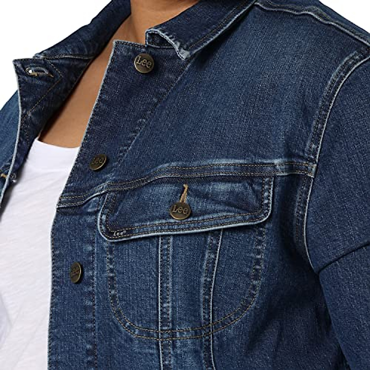 Lee Women's Plus Size Legendary Regular Fit Jacket, Standout, 3X